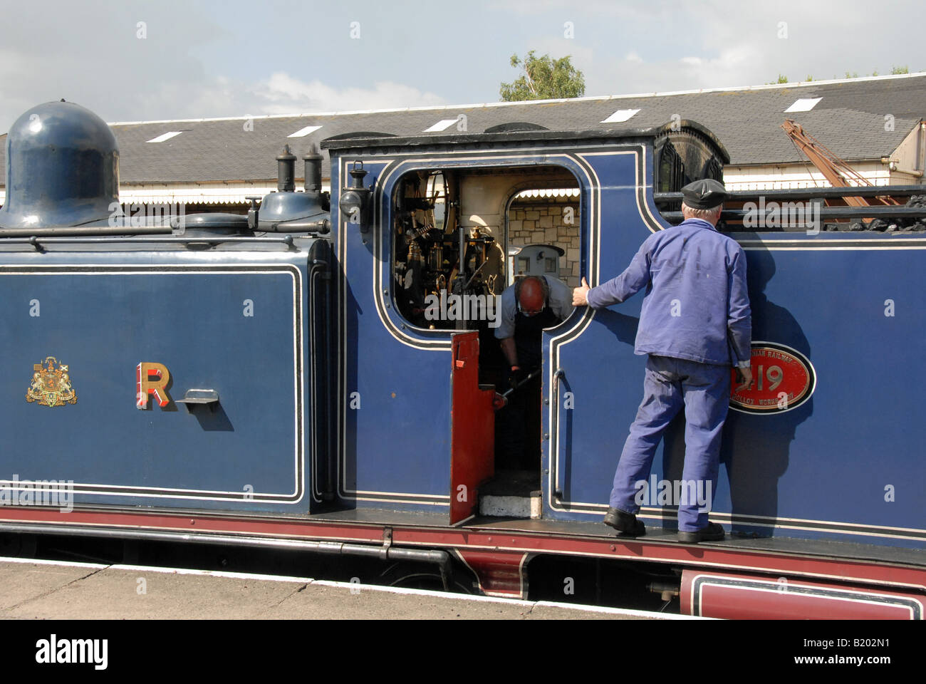 Caledonian Railway No. 419 Steam Engine Stock Photo - Alamy