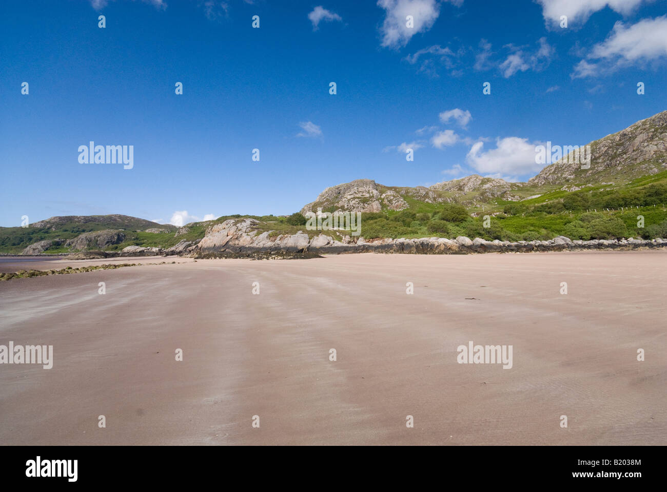 Deserted Beach in North West Scotland Stock Photo - Alamy