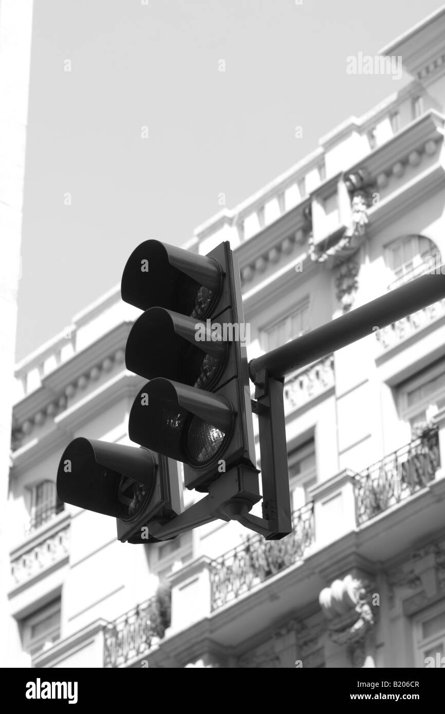 Stop and go lights Black and White Stock Photos & Images - Alamy