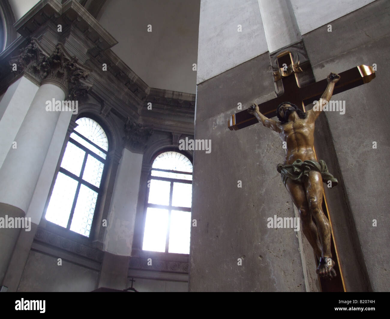 jesus statue in santa maria della salute church in venice italy Stock ...