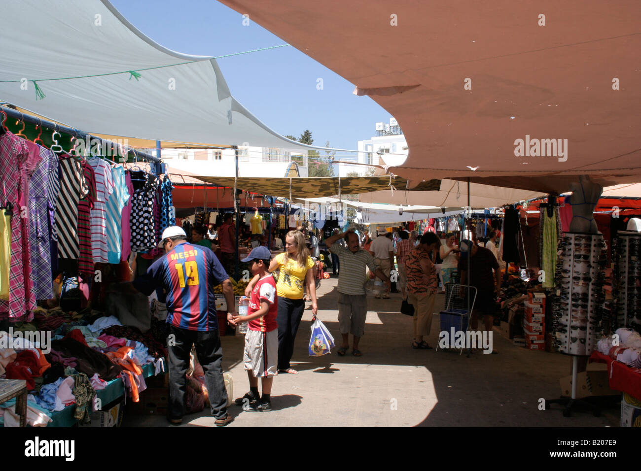 Kyrenia Town Market Stock Photo - Alamy