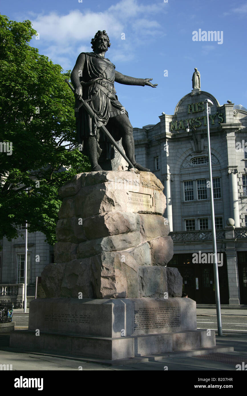 William wallace statue aberdeen scotland hi-res stock photography and ...