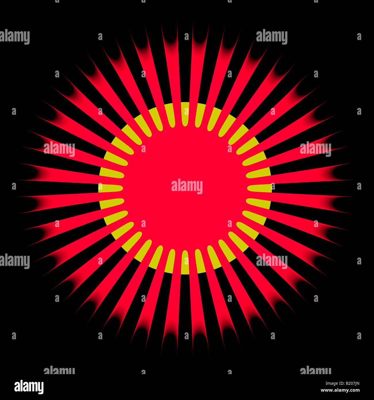 Red fractal hi-res stock photography and images - Alamy