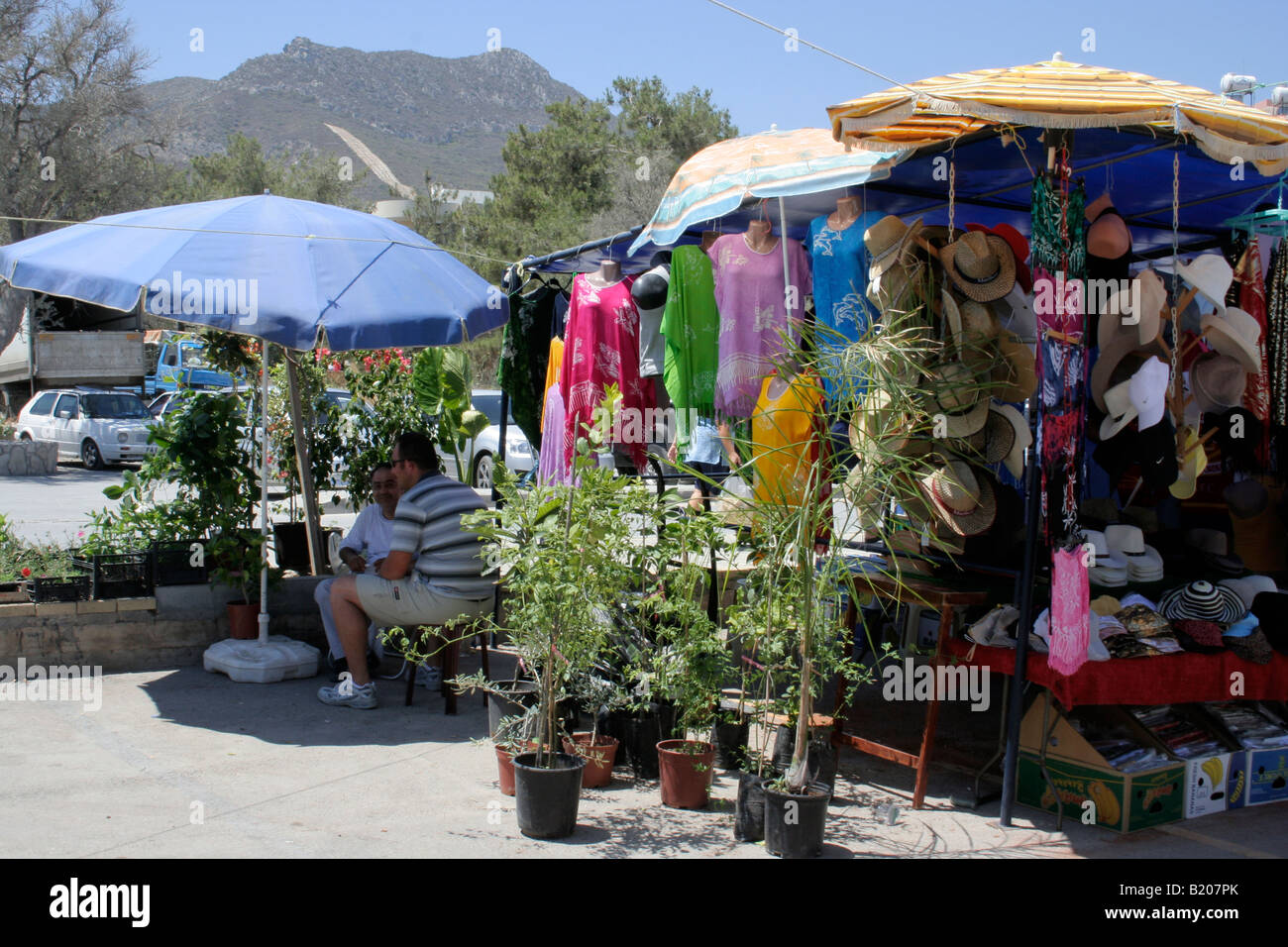 Kyrenia Town Market Stock Photo - Alamy