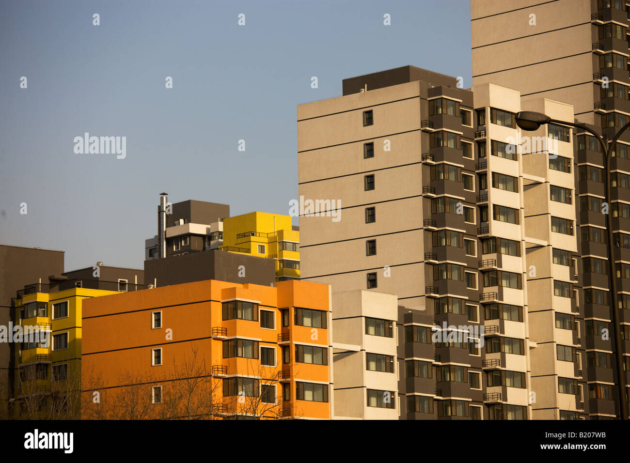 Apartment blocks in Beijing China Stock Photo - Alamy