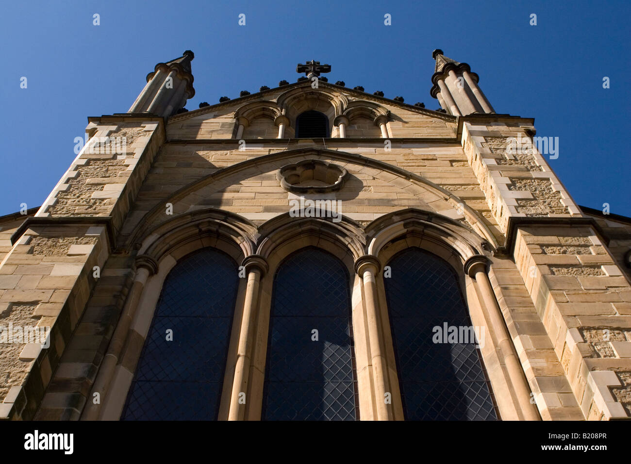 The exterior of St Mary's Church in Sunderland, England. The church is ...