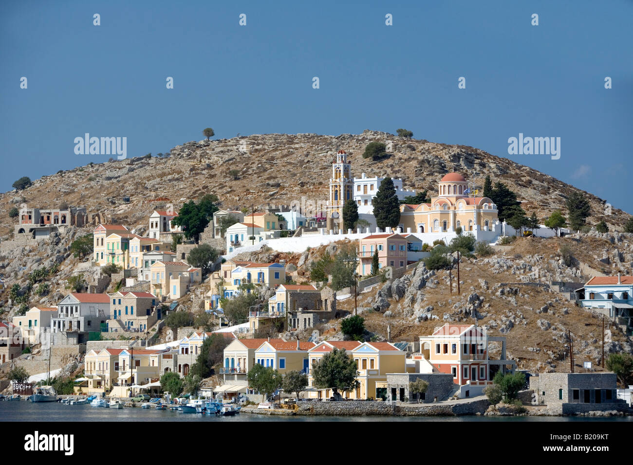Yialos, Symi, Rhodes, Greece Stock Photo - Alamy