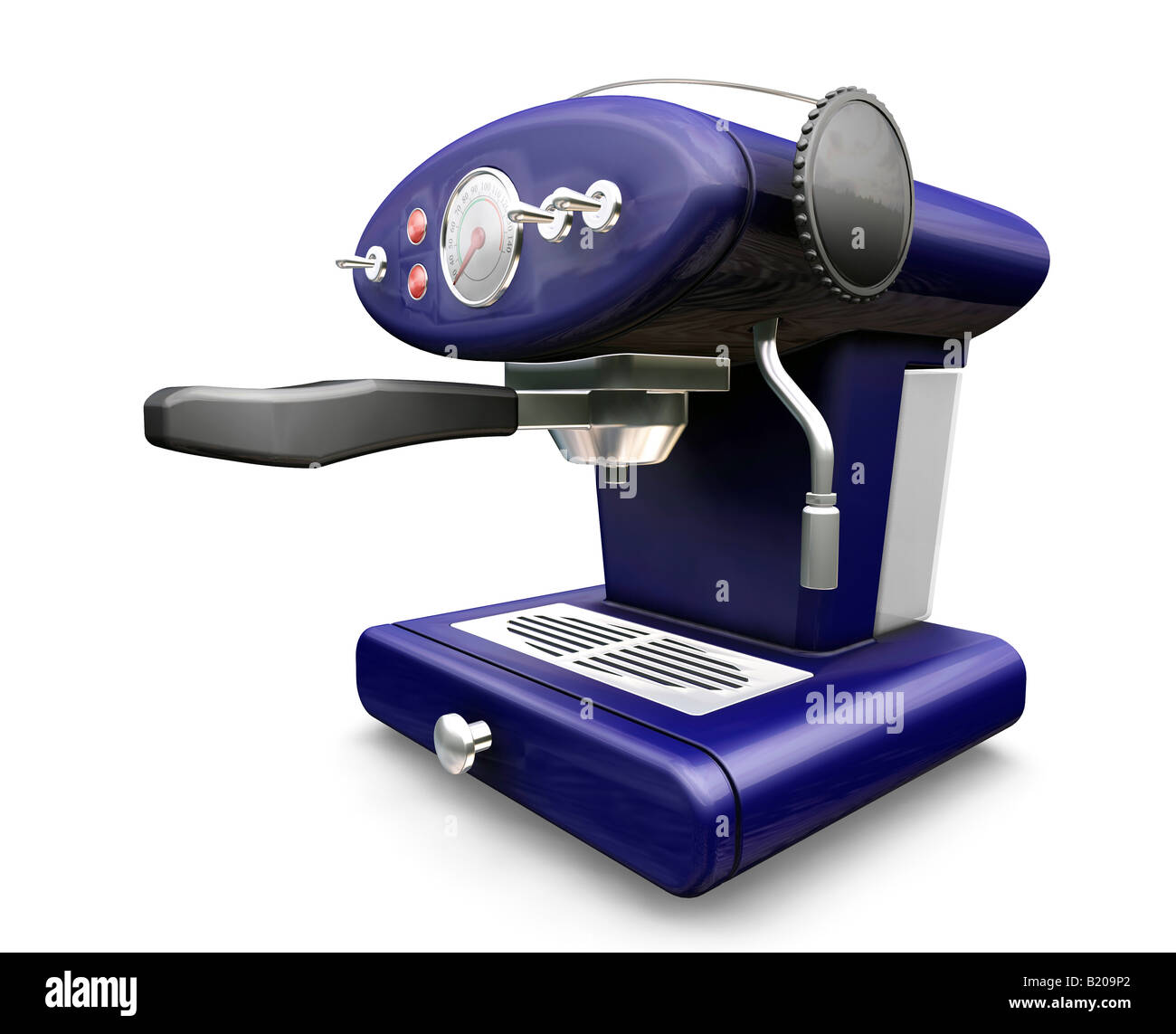 Espresso coffee machine cup Cut Out Stock Images & Pictures - Alamy