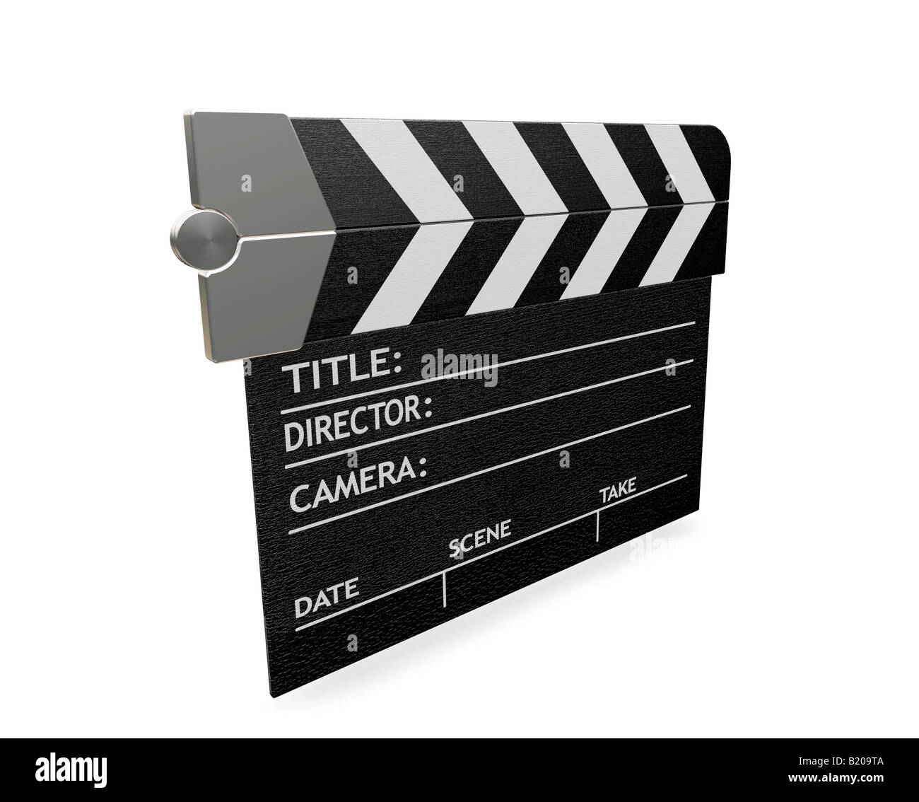 3D render of a clapper board Stock Photo - Alamy