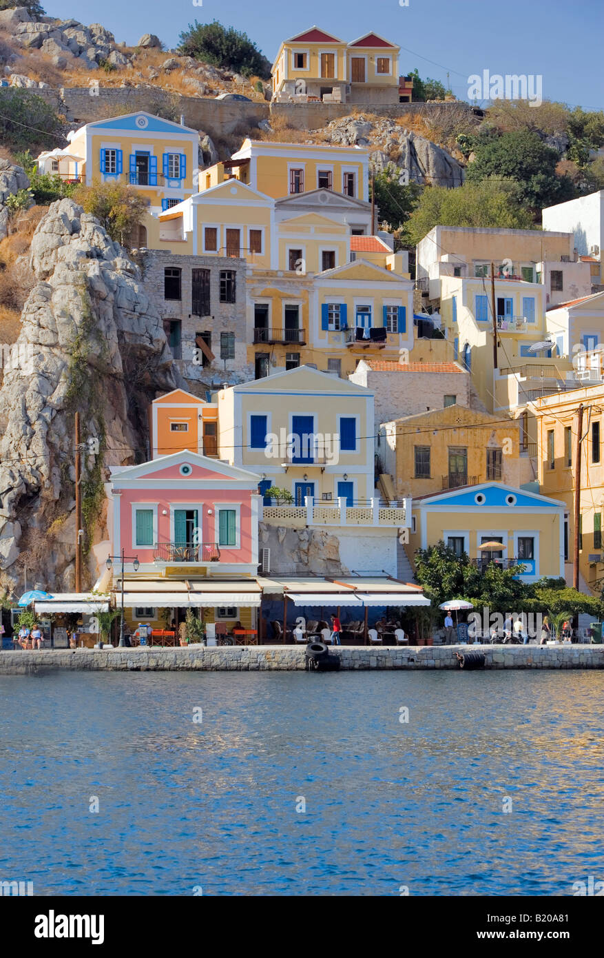 Yialos Symi Rhodes Greece Stock Photo - Alamy