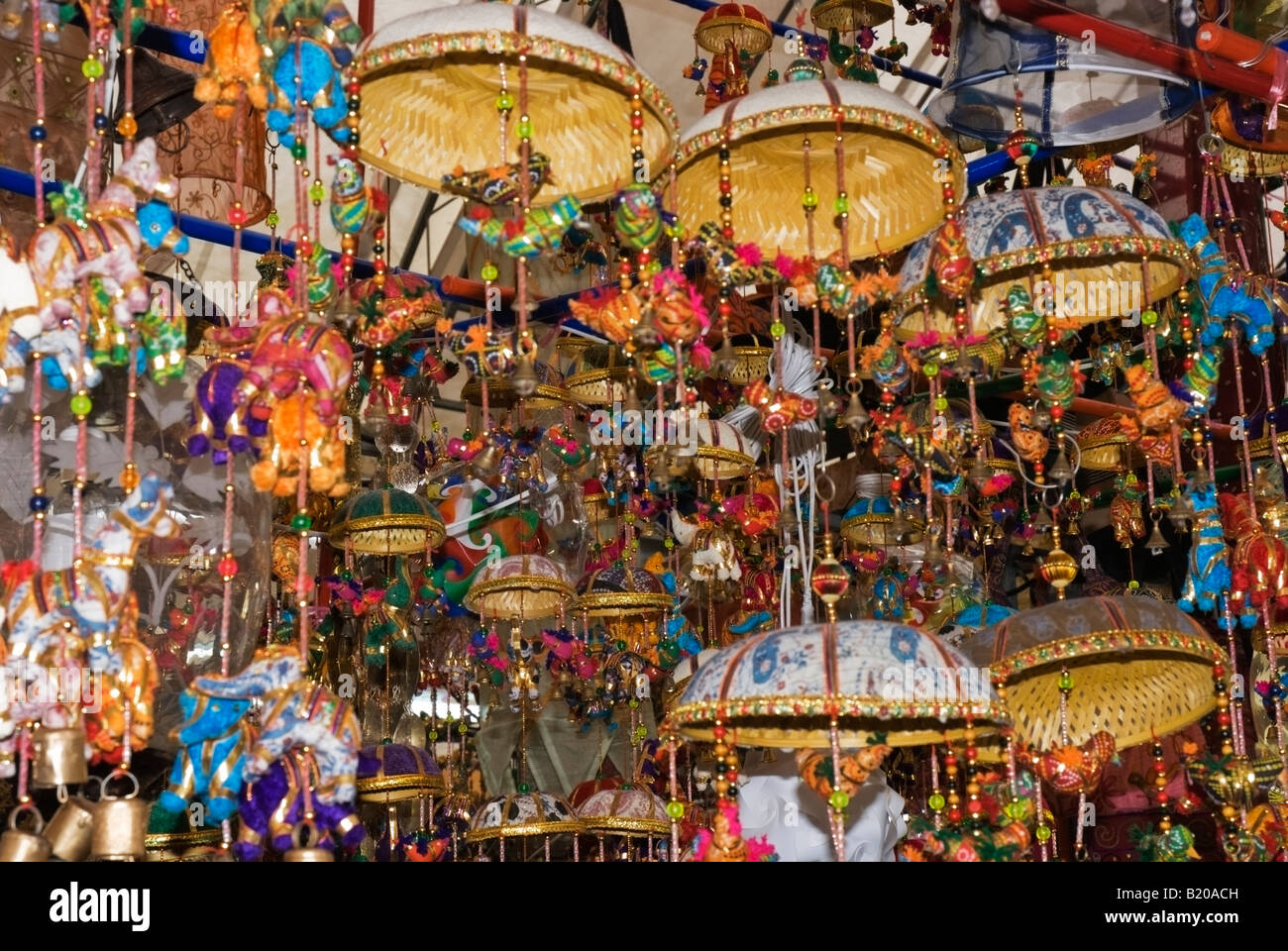 A colourful market stall in Singapore Stock Photo - Alamy