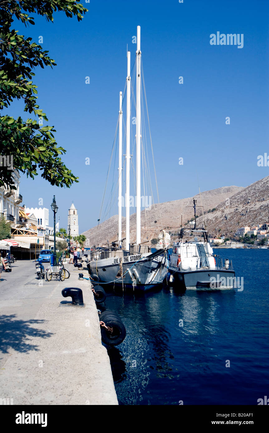 Yialos, Symi, Rhodes, Greece Stock Photo - Alamy