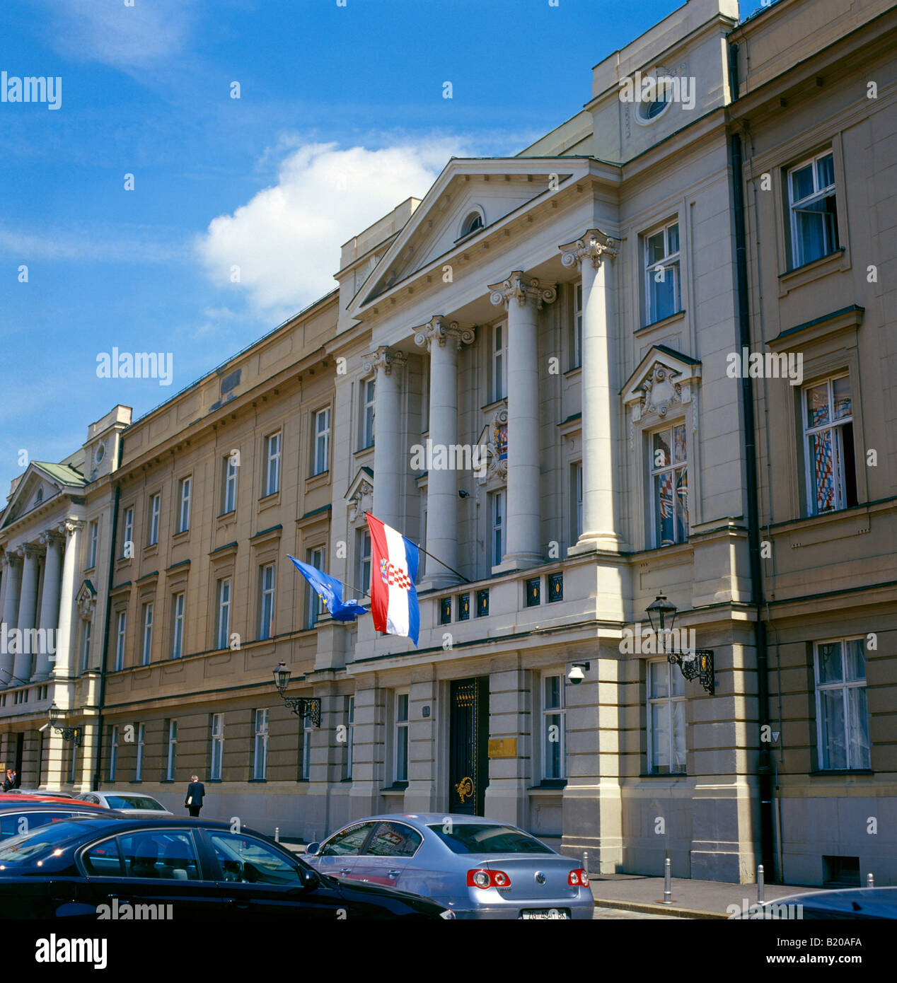 Building of the croatian parliament hi-res stock photography and images ...