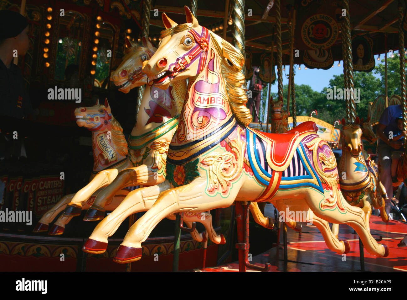 Fairground horse hi-res stock photography and images - Alamy