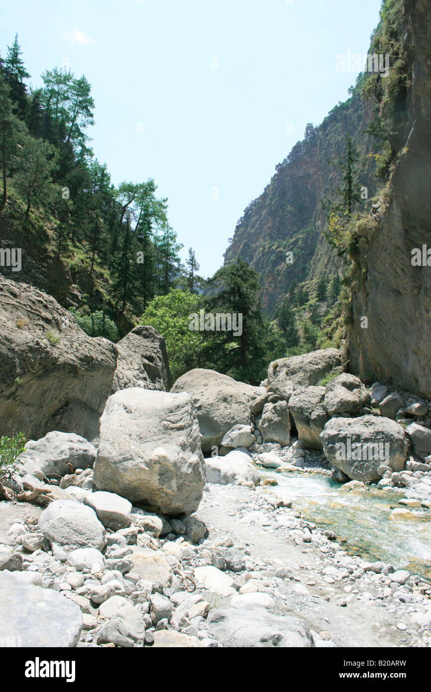Samaria gorge crete hi-res stock photography and images - Alamy
