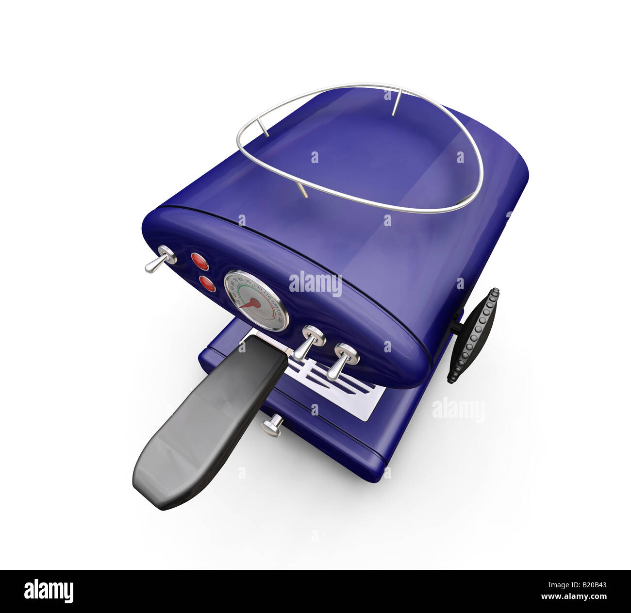 3d render coffee machine Cut Out Stock Images & Pictures - Alamy