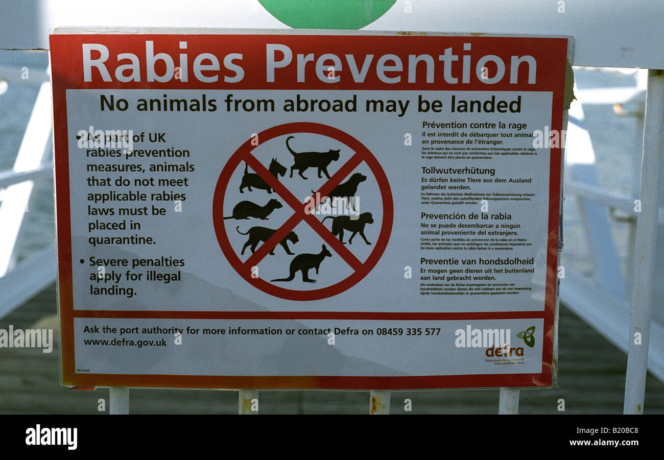 Rabies sign hi-res stock photography and images - Alamy