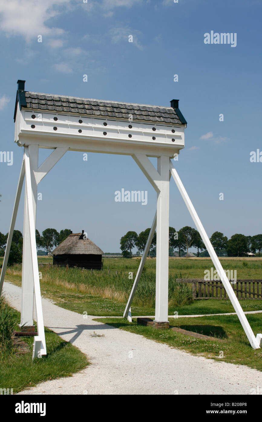 Unique pigeon hole gate Stock Photo - Alamy