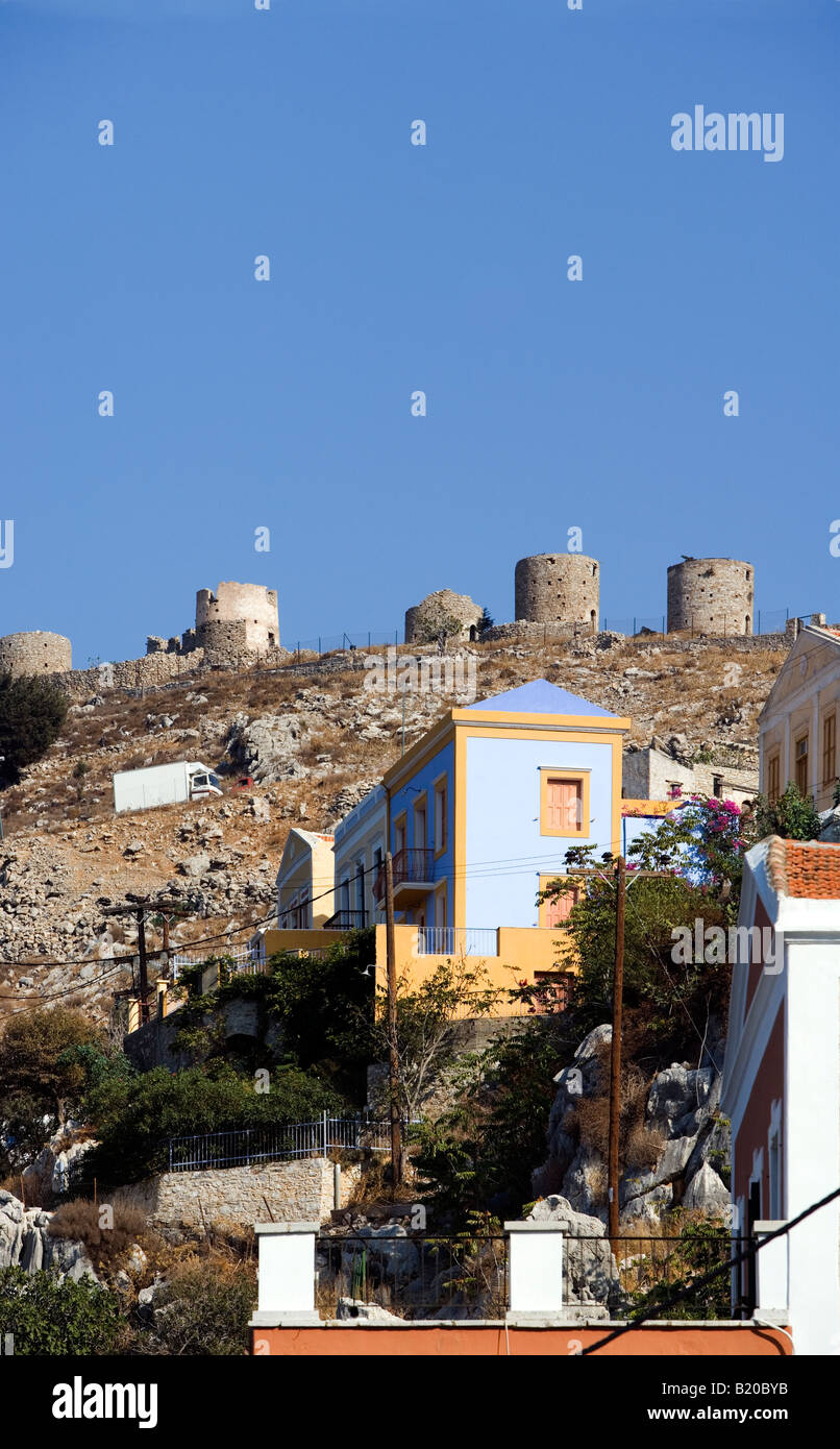 Yialos Symi Rhodes Greece Stock Photo - Alamy