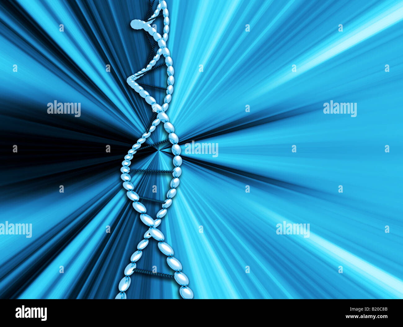 3d Render of DNA strands Stock Photo - Alamy