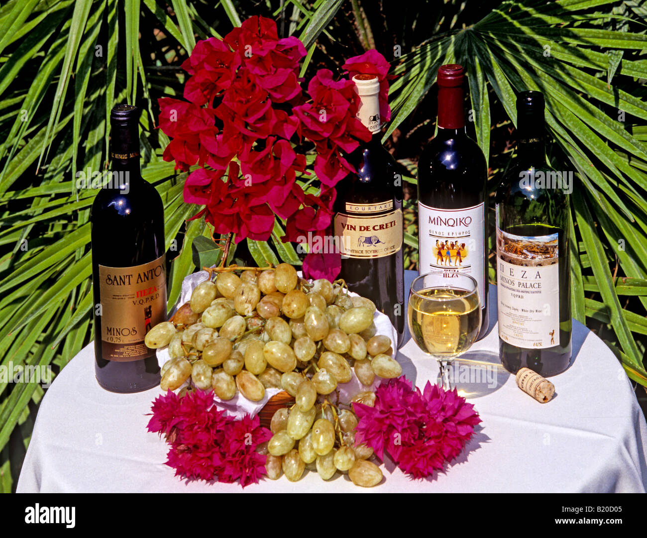 Greece crete wine hi-res stock photography and images - Alamy