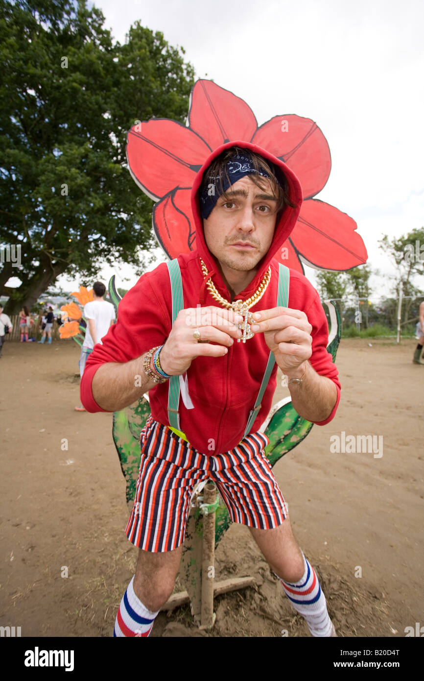 Man in fancy dress glastonbury hi-res stock photography and images - Alamy