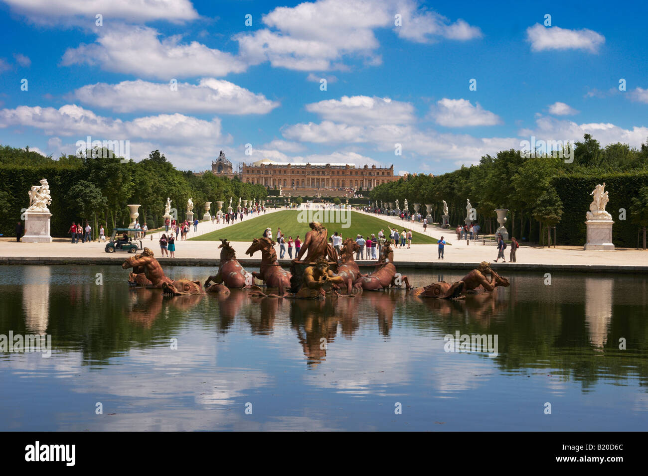 Apollo Fountain at Palace of Versailles near Paris France Stock Photo ...