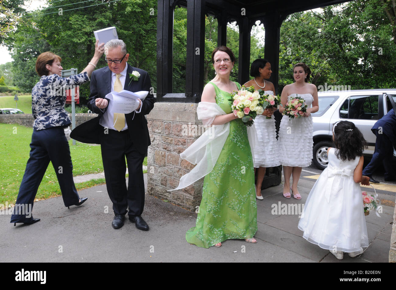 Waiting outside the church hi-res stock photography and images - Alamy