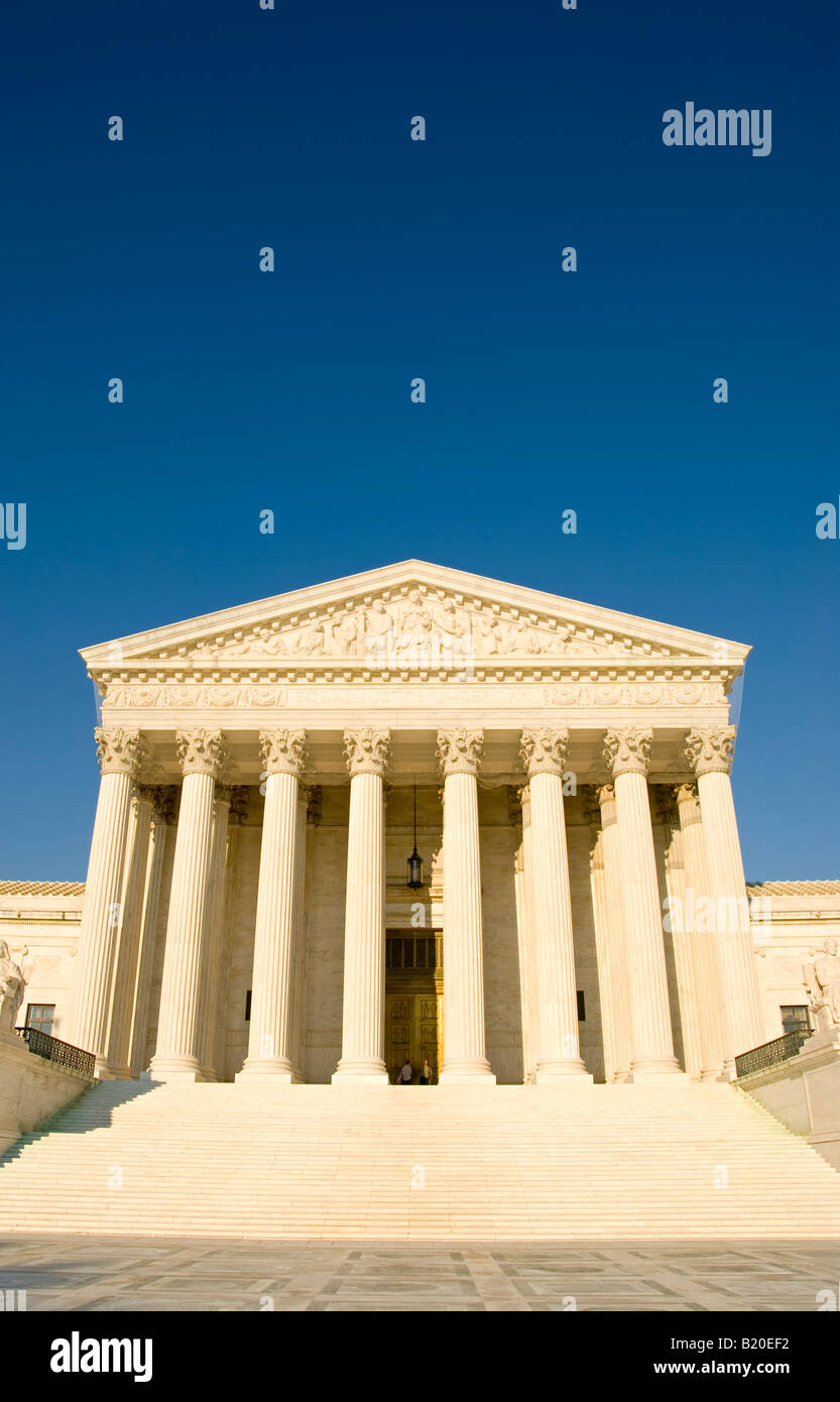 US Supreme Court Building Facade Washington DC // WASHINGTON DC — The ...