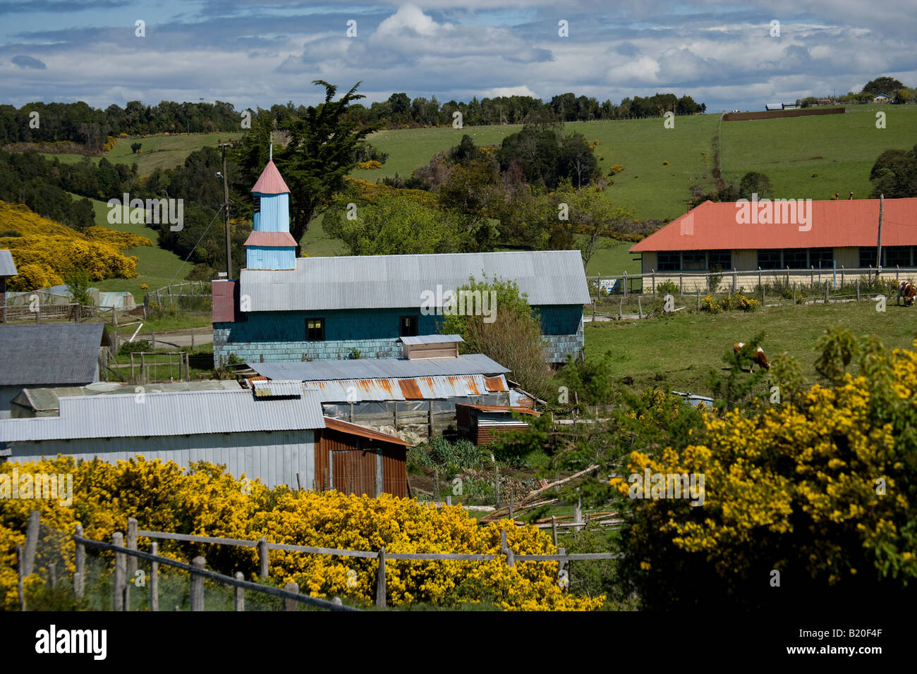 Chiloe island jesuit church hi-res stock photography and images - Alamy