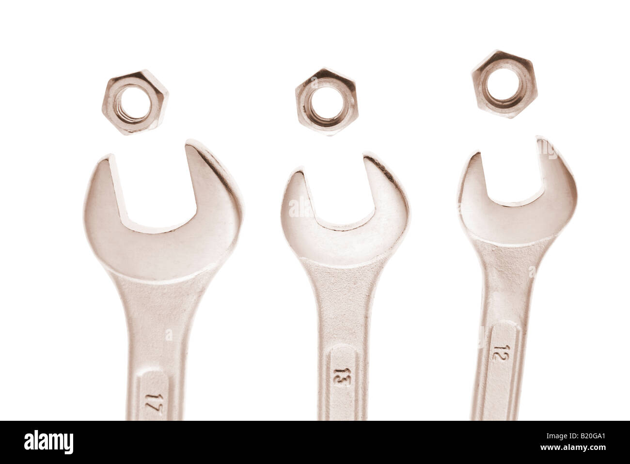 Arrangement spanners hi-res stock photography and images - Alamy