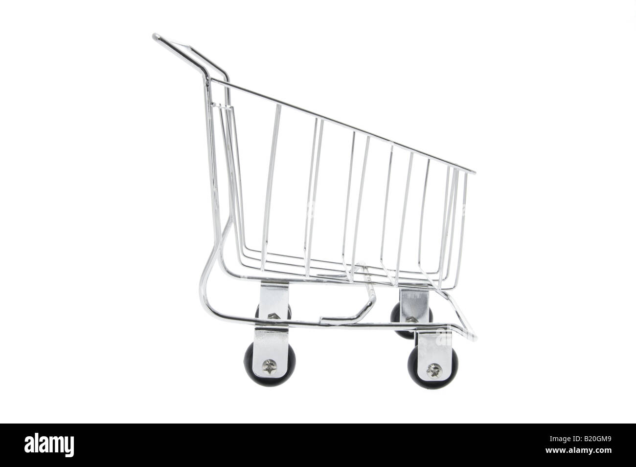 Miniature Shopping Trolley Stock Photo - Alamy