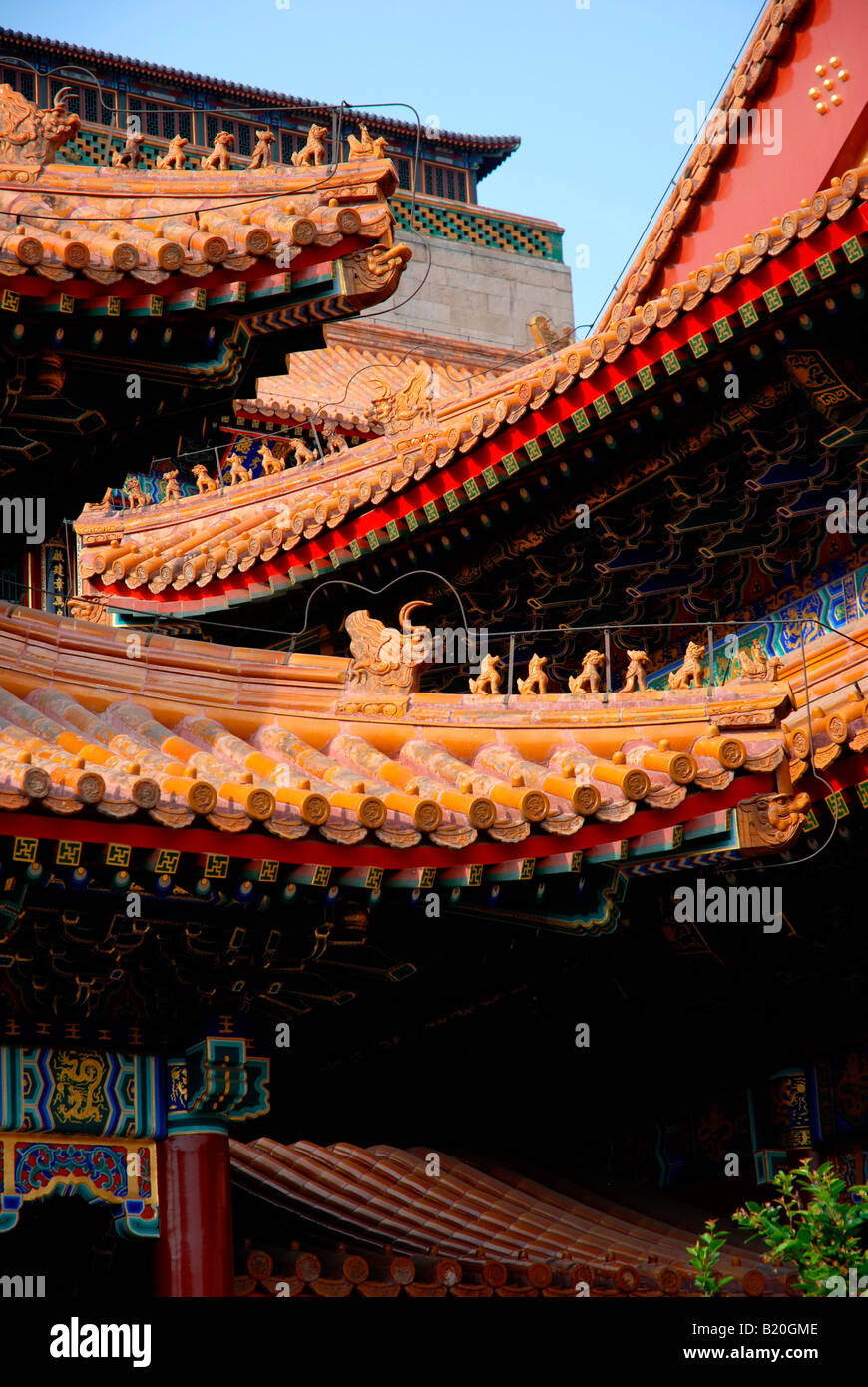 Rooftops of Summer Palace Beijing China Stock Photo - Alamy