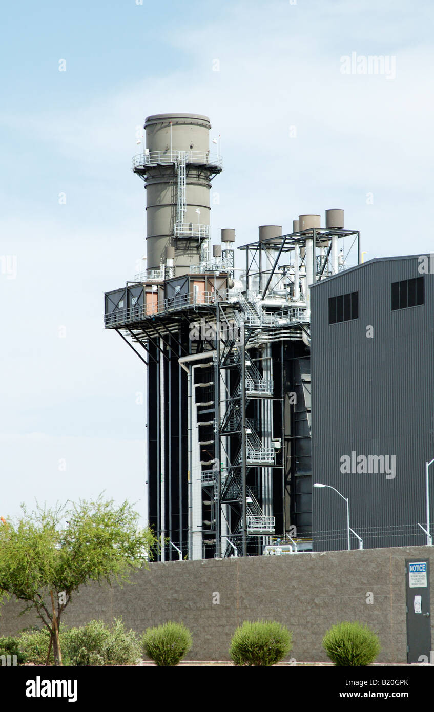 a gas fired power plant in Arizona providing electricty to the power ...
