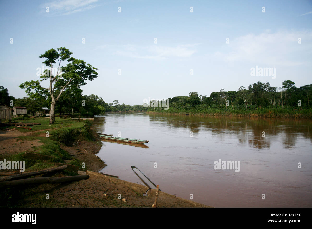 Morning in Ahuas, La Mosquitia, Honduras Stock Photo - Alamy