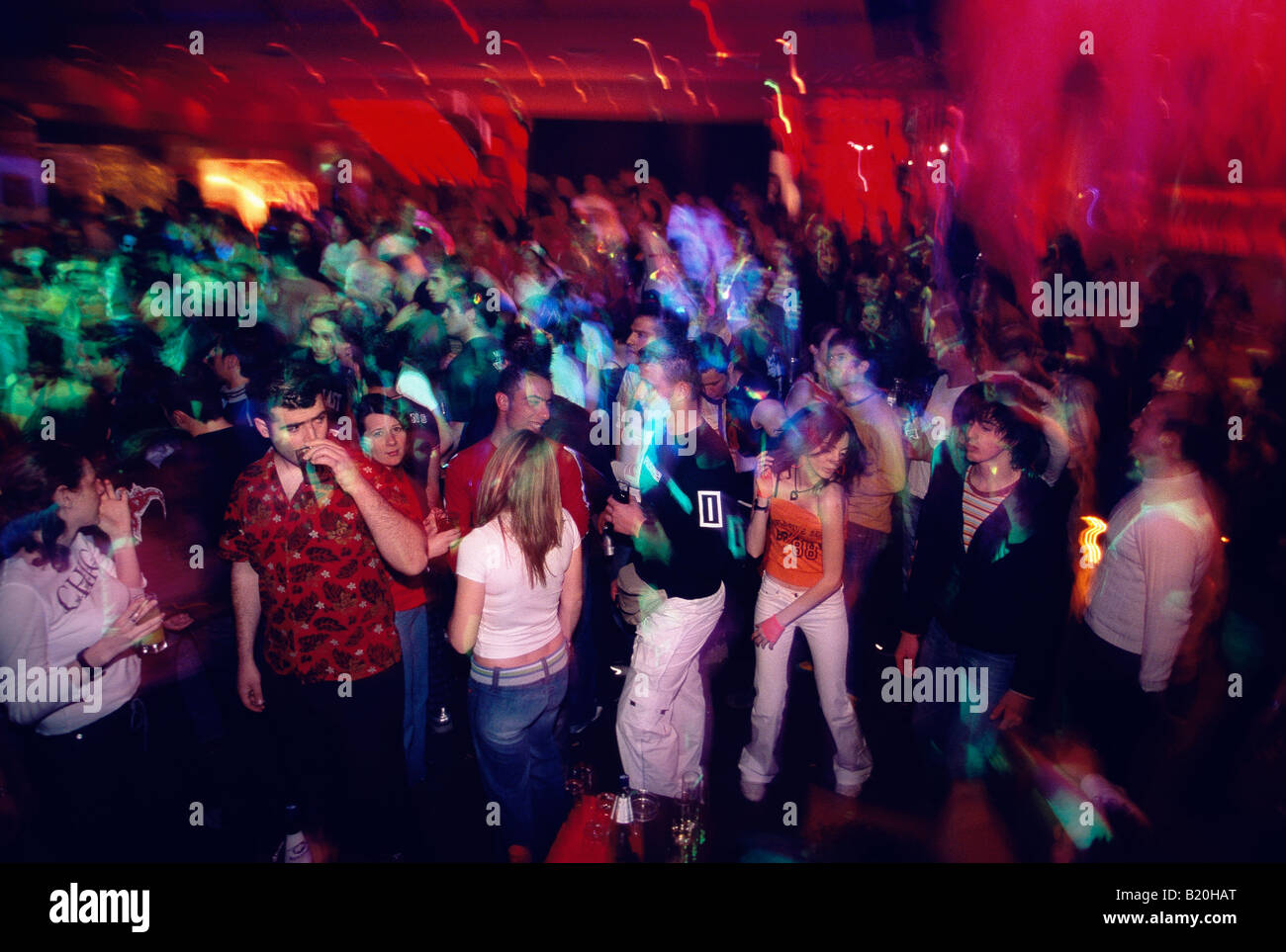 Dancing in Danza Nightclub Disco Psirri Athens Greece Stock Photo - Alamy