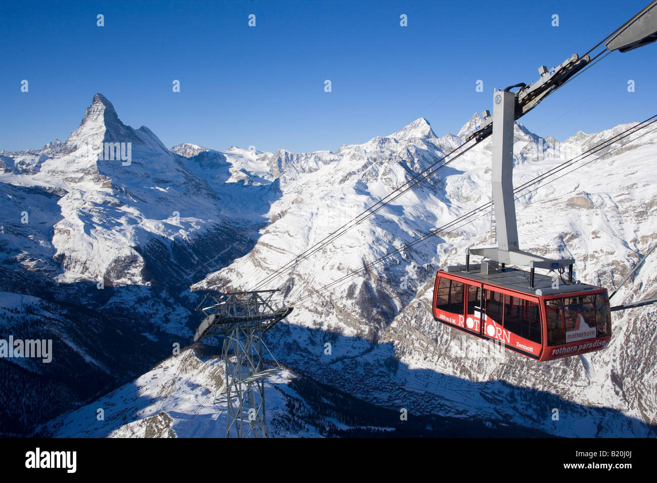 Zermatt tramway hi-res stock photography and images - Alamy