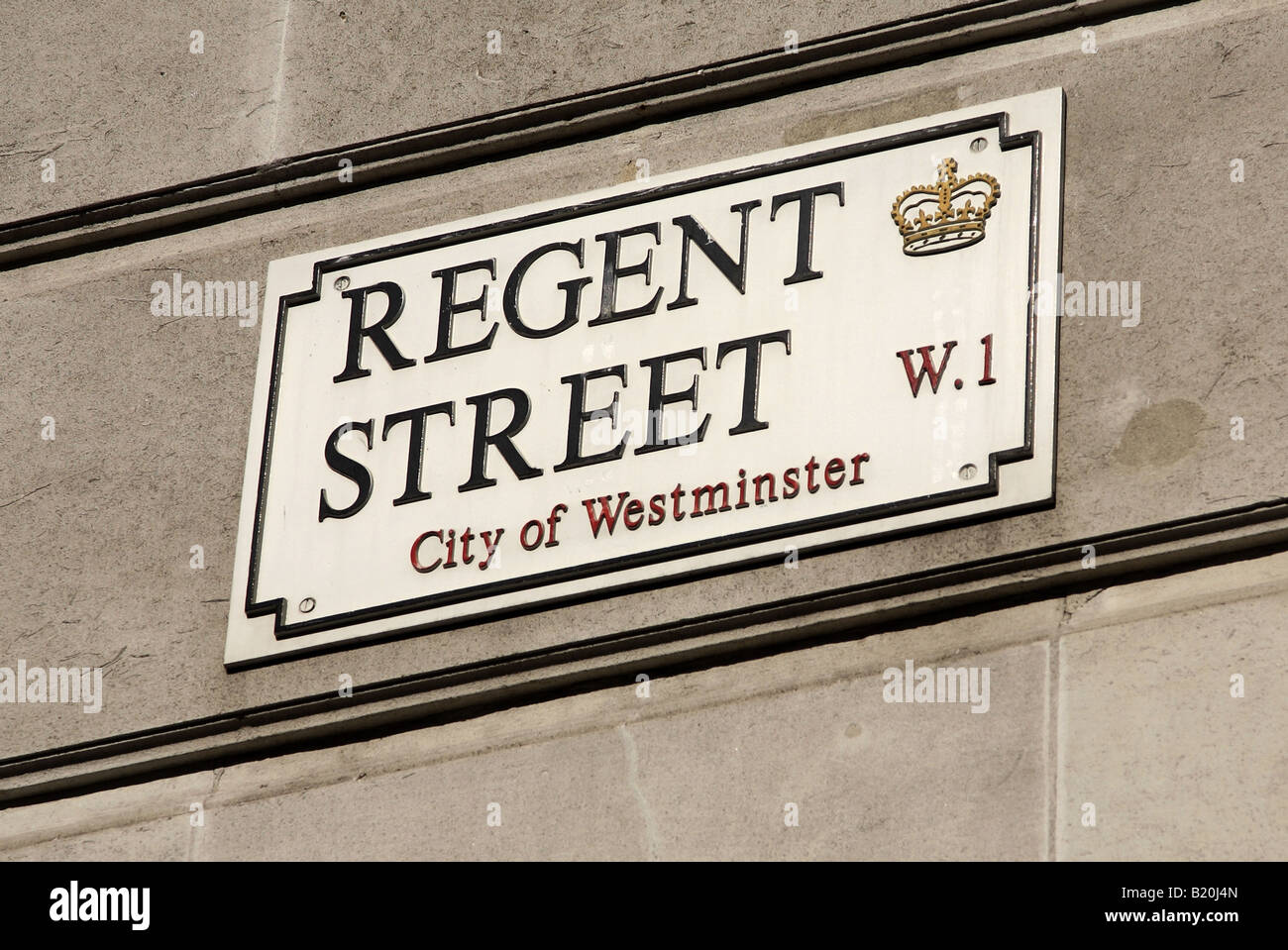 Regent Street Sign, London, England, UK Stock Photo - Alamy