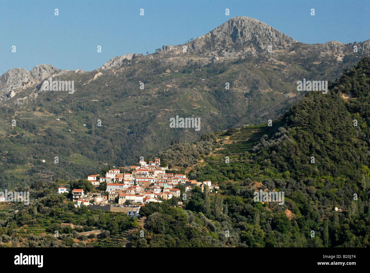 Manolates mountain village hi-res stock photography and images - Alamy