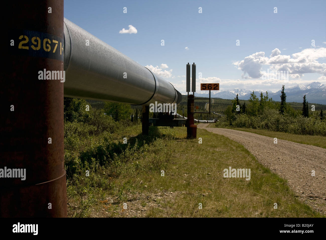 The Trans-Alaska Pipeline System (TAPS) finding it's way through the ...