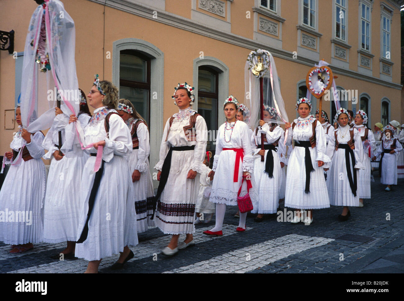 Procession at St Ana day Samobor Croatia Stock Photo - Alamy