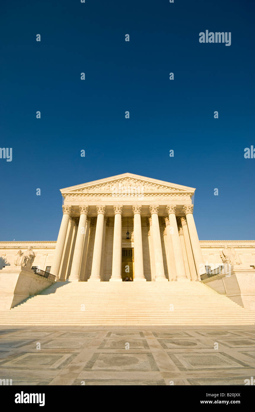 US Supreme Court Building Facade Washington DC // WASHINGTON DC — The ...