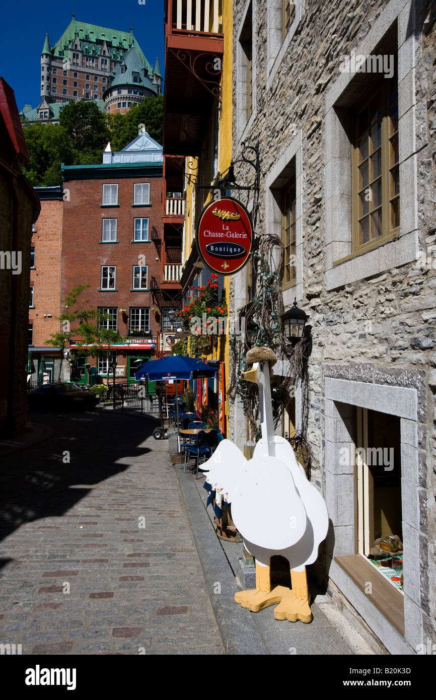The Lower Town section of Quebec City's Old Town Stock Photo - Alamy