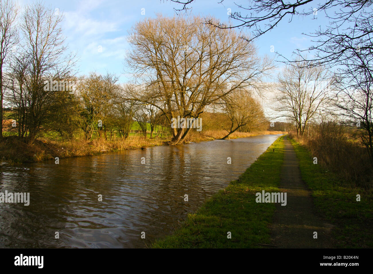 Shropshire union canal near Chester Stock Photo - Alamy