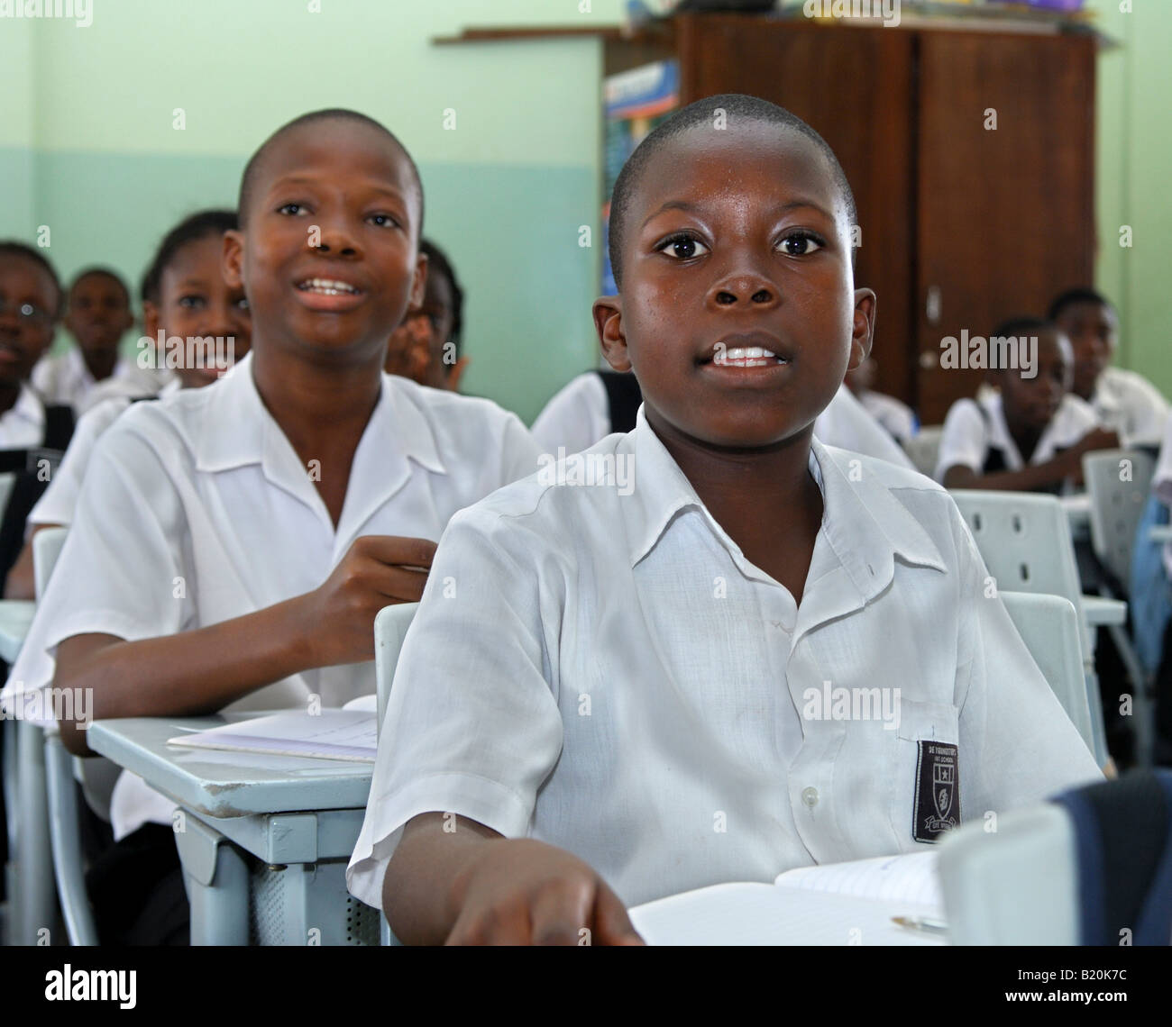 Ghana school uniform hi-res stock photography and images - Alamy