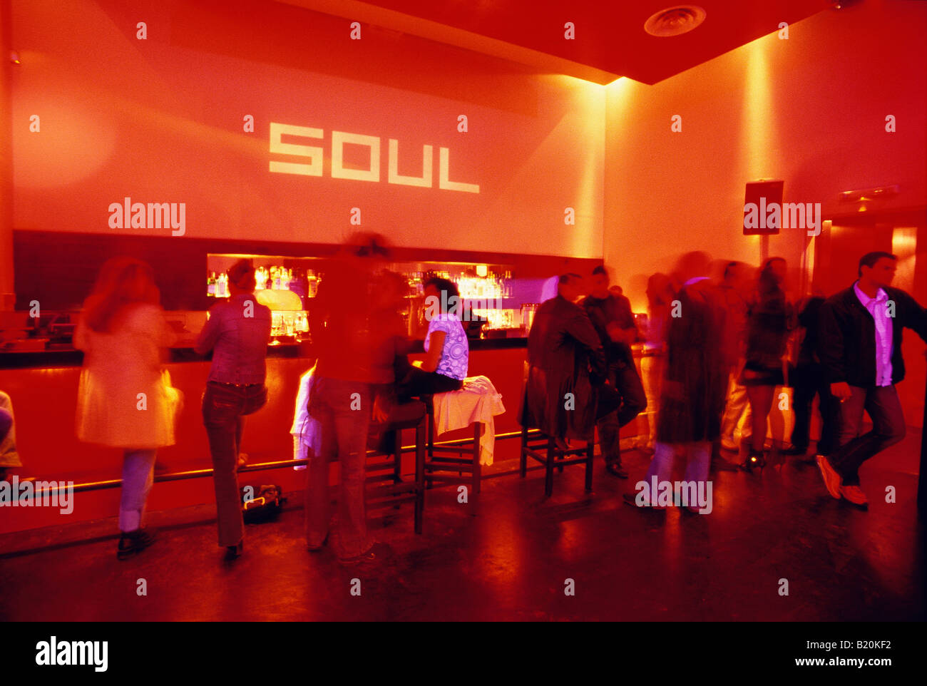 Soul Nightclub Psirri Athens Greece Stock Photo - Alamy
