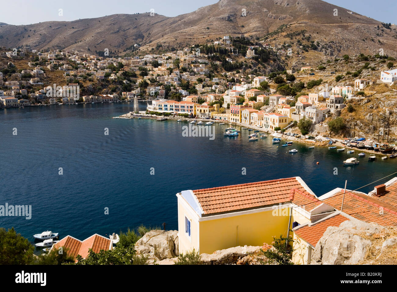 Symi aerial hi-res stock photography and images - Alamy