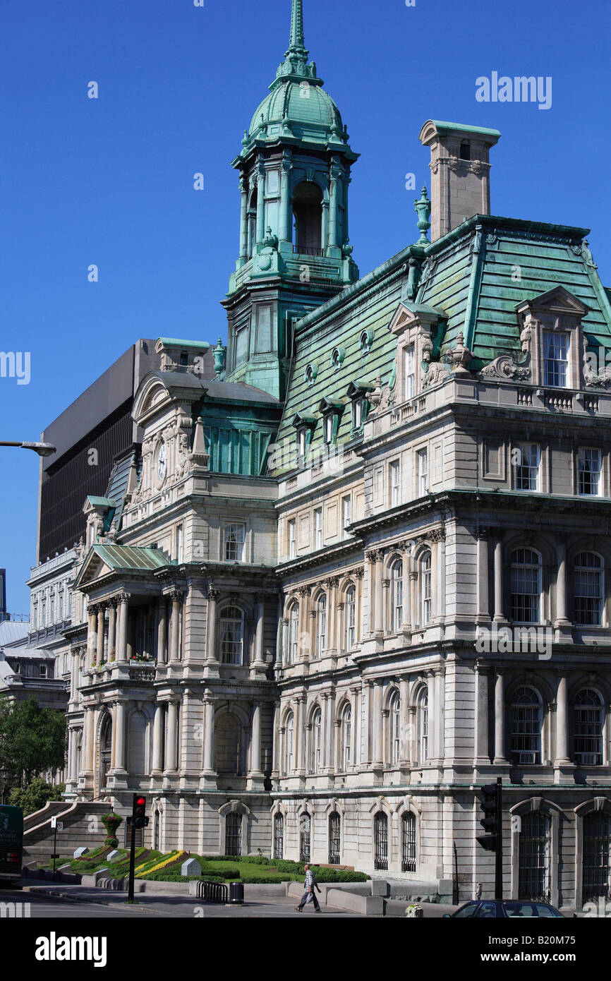 Canada Quebec Montreal City Hall Stock Photo - Alamy