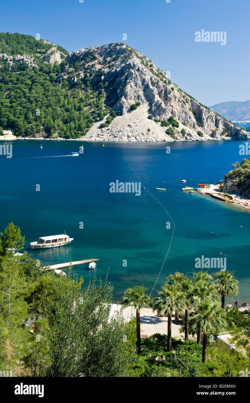 View over Turunc Bay Turunc Mugla Turkey Stock Photo - Alamy