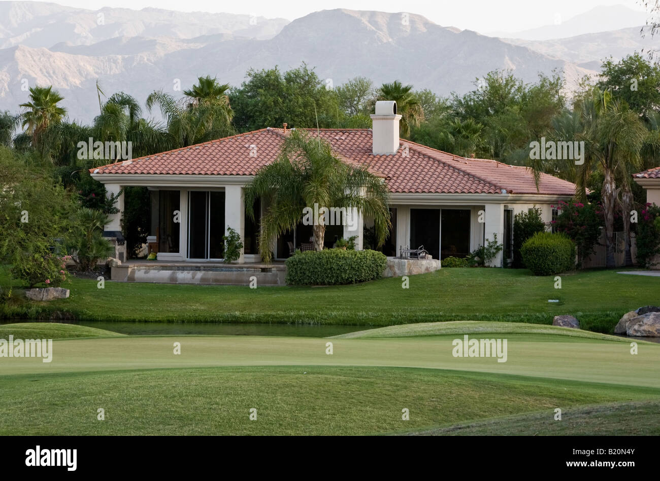 Golf Course Residence, Exclusive Estate Stock Photo - Alamy